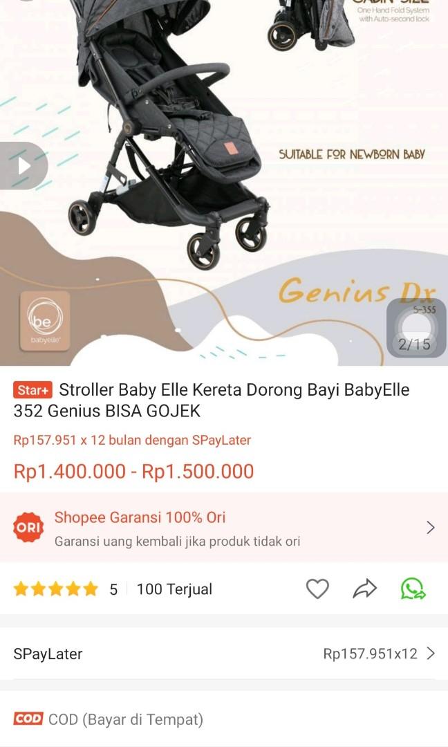 Stroller baby elle, Bayi & Anak, Kereta, Kursi Goyang & Gendongan Bayi ...