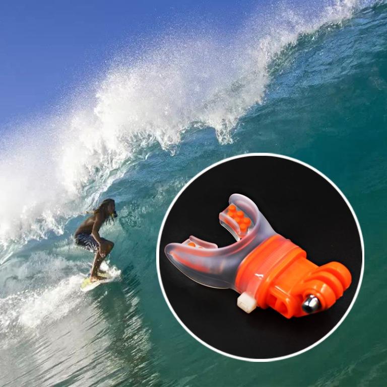 TELESIN Mouth Bite Head POV Mount for GoPro HERO 10 9 8 7 6 5 ...