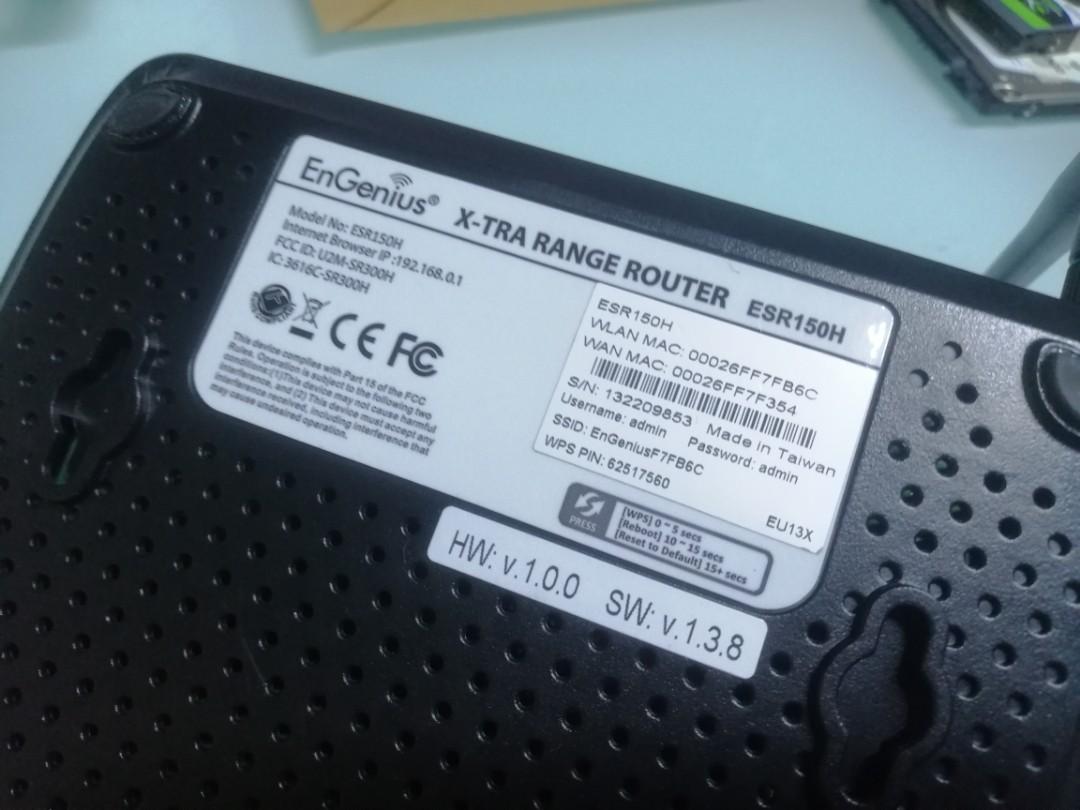 Used EnGenius X-tra Range Router, Computers & Tech, Parts & Accessories ...