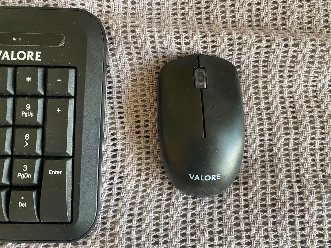 VALORE Wireless keyboard and mouse (USB dongle) - WFH essential ...