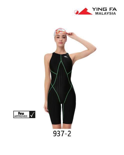 YINGFA SHARKSKIN Competitive Swimsuit Kneesuit Swimwear, Women's ...