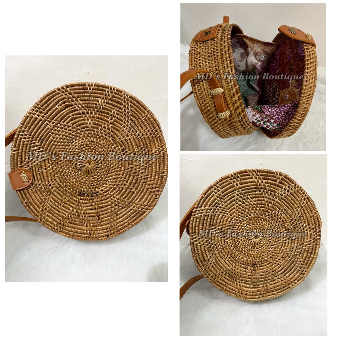 100% Original Bali Rattan Bag ♥️ (20cm), Women's Fashion, Bags ...