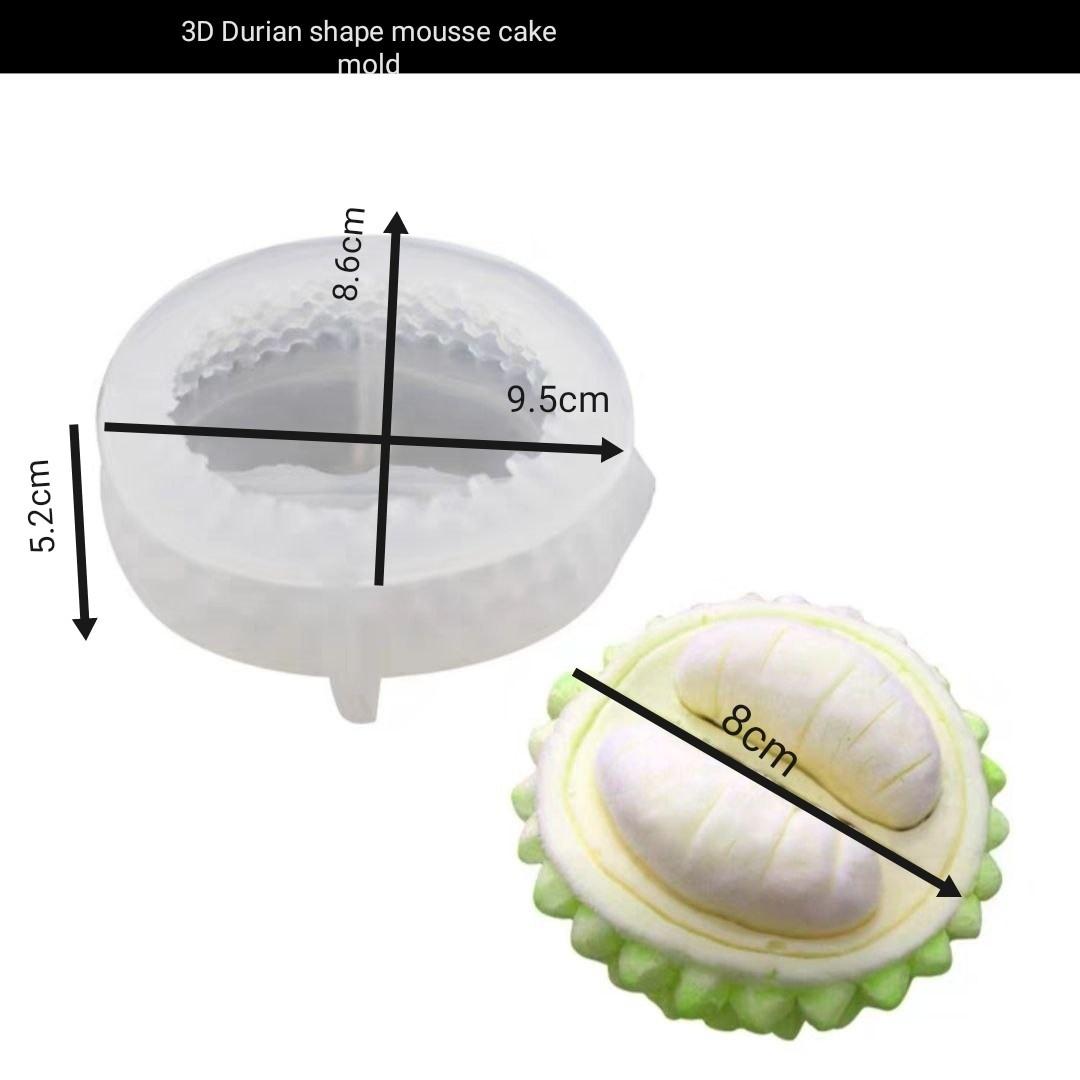 3D Durian Shape Mousse Cake Mold, Furniture & Home Living, Kitchenware ...