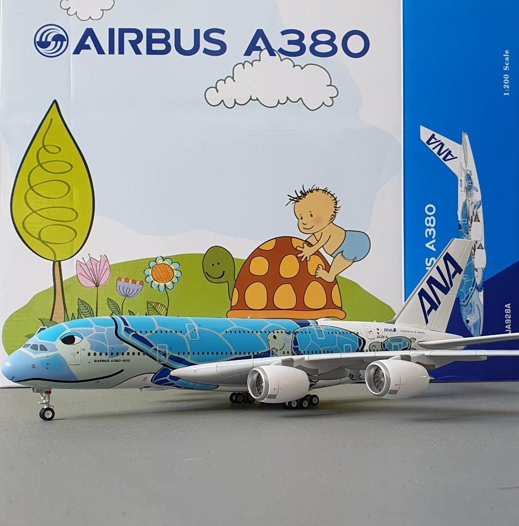 ANA A380 Turtle livery. Scale 1:200, Hobbies & Toys, Toys & Games on ...