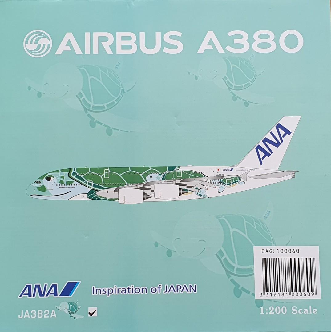 ANA A380 Turtle livery. Scale 1:200, Hobbies & Toys, Toys & Games on ...