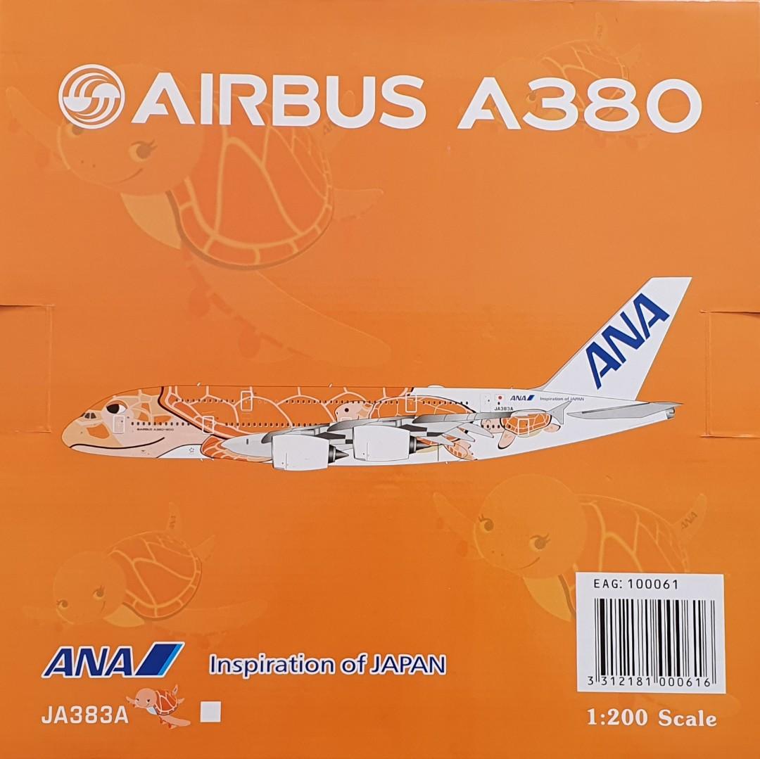 ANA A380 Turtle livery. Scale 1:200, Hobbies & Toys, Toys & Games on ...