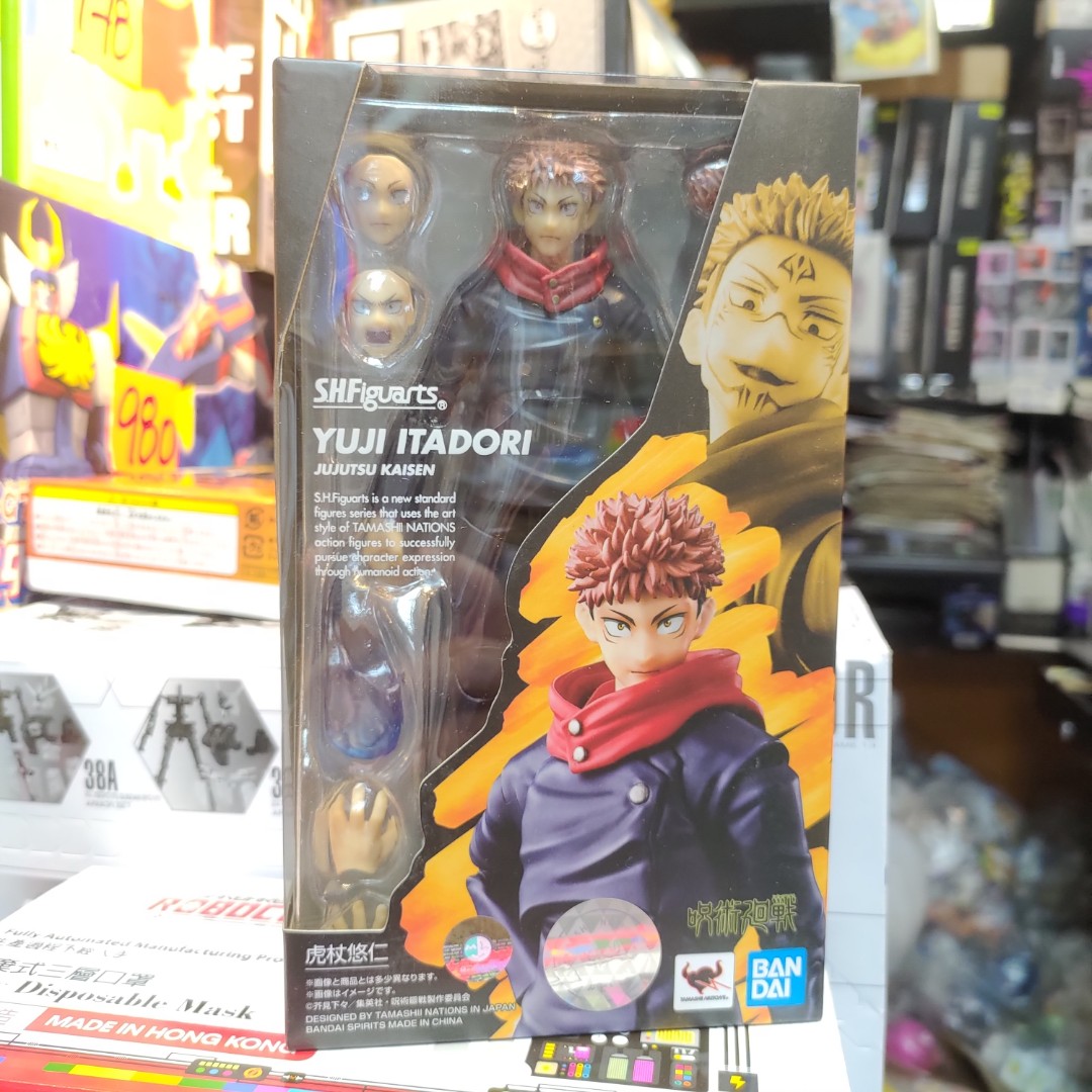 Bandai s.h.figuarts 行版 shf 虎杖悠仁 咒術迴戰 呪術迴戰 Yuji Itadori, 興趣及遊戲, 玩具 & 遊戲類 ...