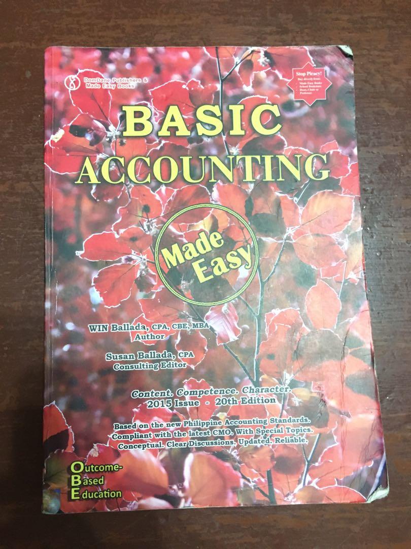 Basic Accounting by WIN Ballada, Hobbies & Toys, Books & Magazines ...