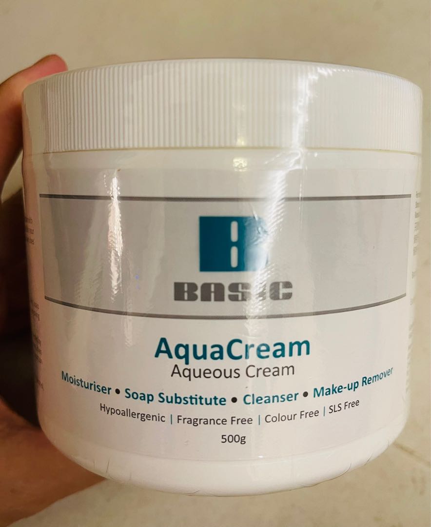 Basic Aqua Cream 500g, 美容＆化妝品, 沐浴＆身體護理, 沐浴及身體護理 - 身體護理 - Carousell