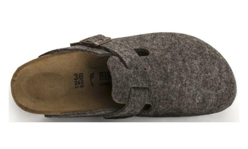 Birkenstock Boston Cocoa Wool Rug Clogs, Women's Fashion, Footwear ...