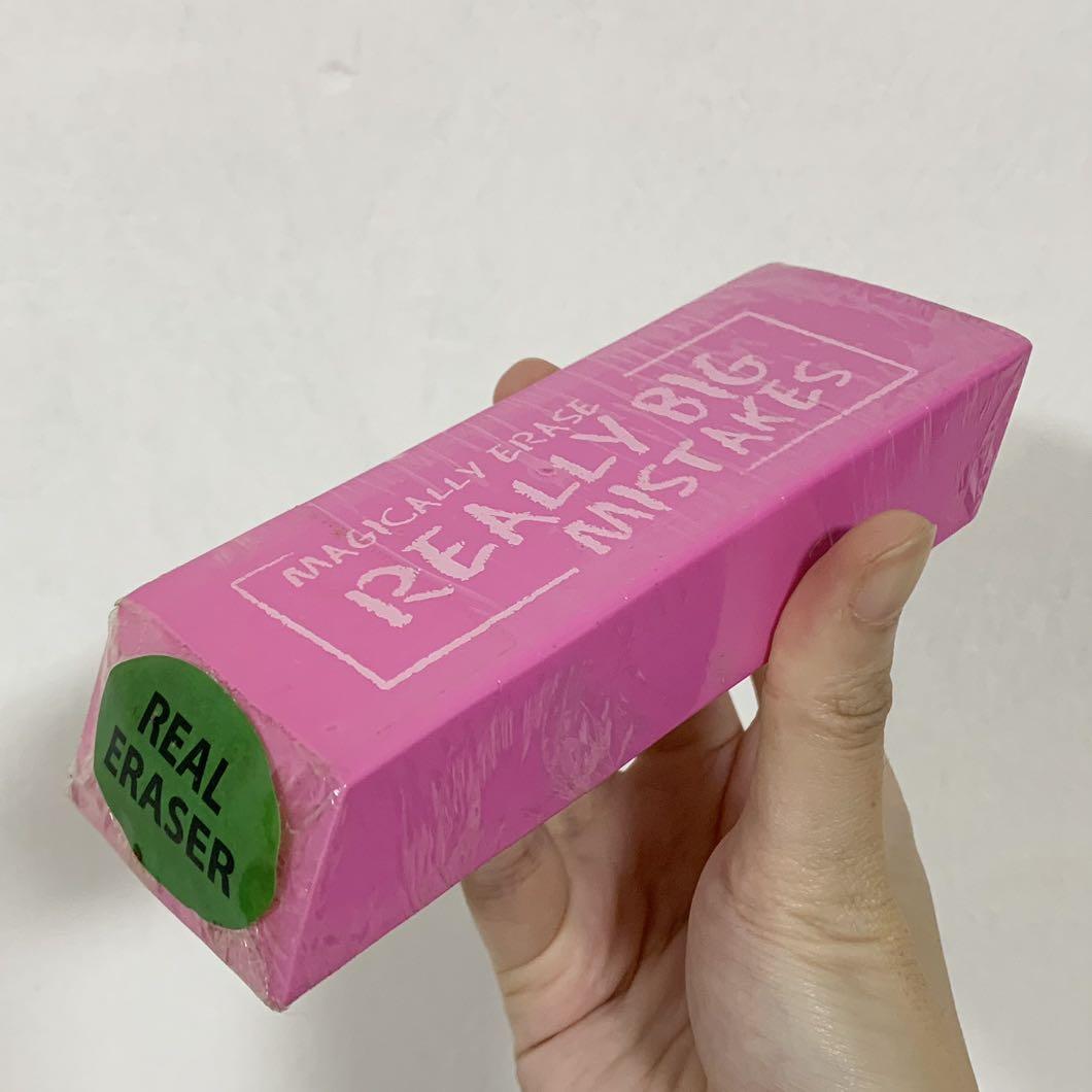BRAND NEW Giant Eraser 13.5cmL x 5cmW x 2.5cmH, Hobbies & Toys ...