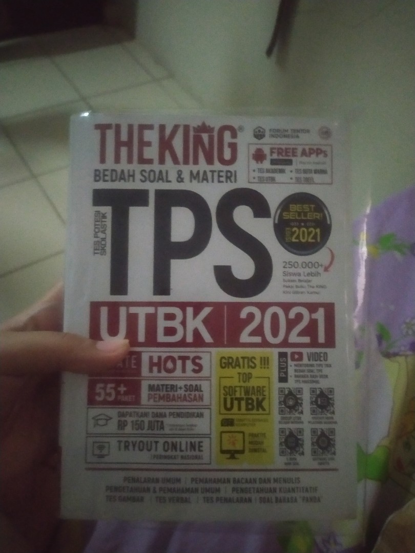 Buku Tps The King Buku Tps 2021 Buku Utbk Buku And Alat Tulis Buku