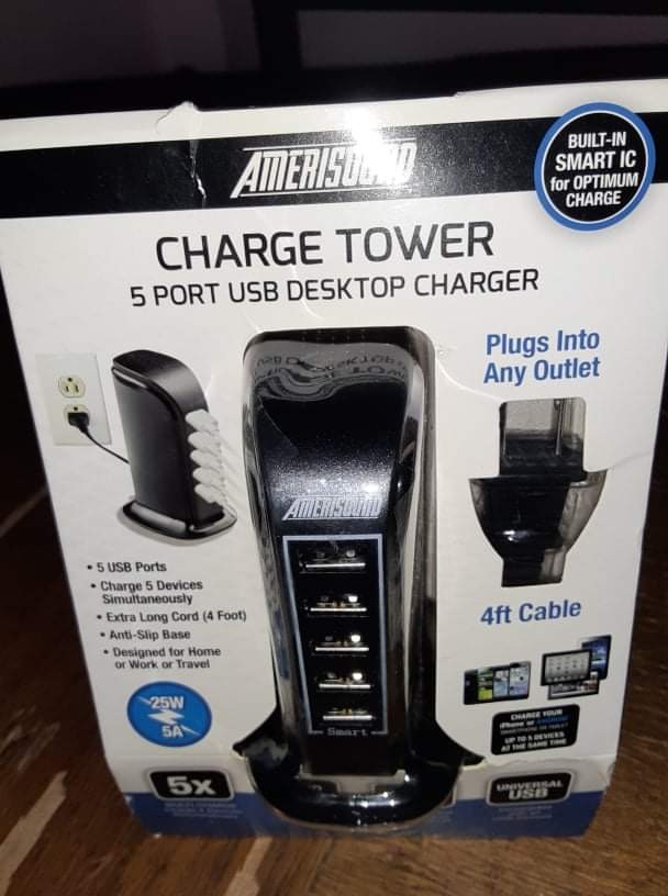charge tower with 5 port, Mobile Phones & Gadgets, Mobile & Gadget ...