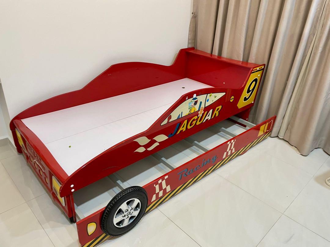 Children Double Decker Car bedframe, Furniture & Home Living, Furniture ...