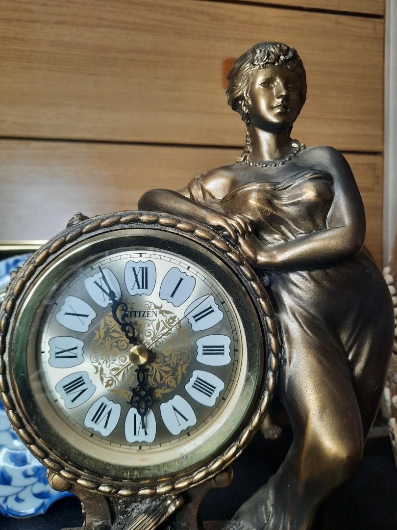 Citizen statue clock, Furniture & Home Living, Home Decor, Clocks on ...