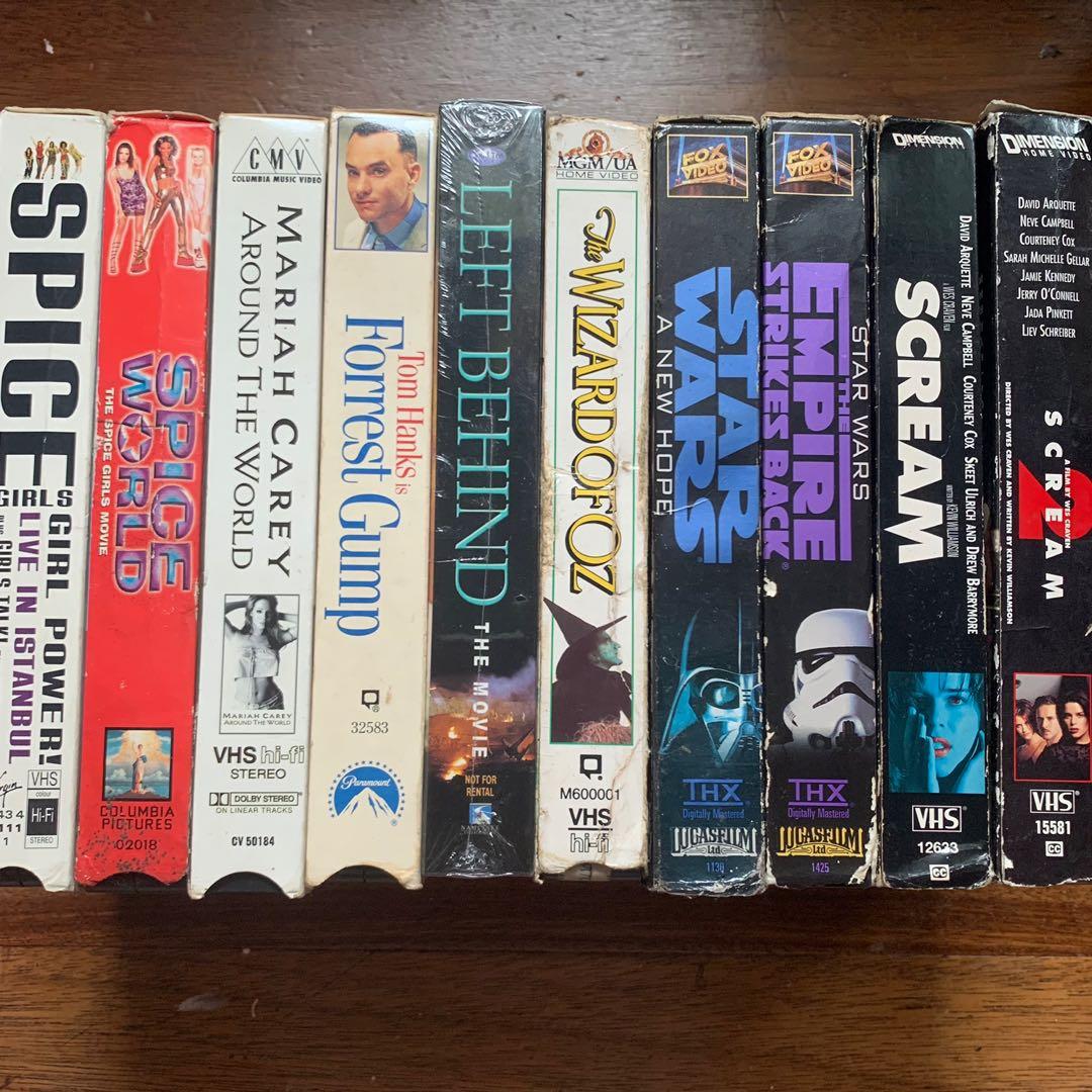 Hollywood Video Vhs Tapes