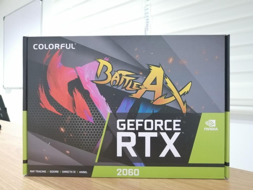 COLORFUL RTX 2060 BATTLE AX, Computers & Tech, Parts & Accessories ...