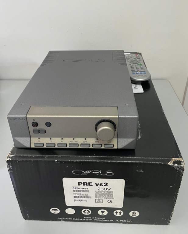 Cyrus Pre vs2 pre-amplifier Quartz Silver, Audio, Soundbars, Speakers ...