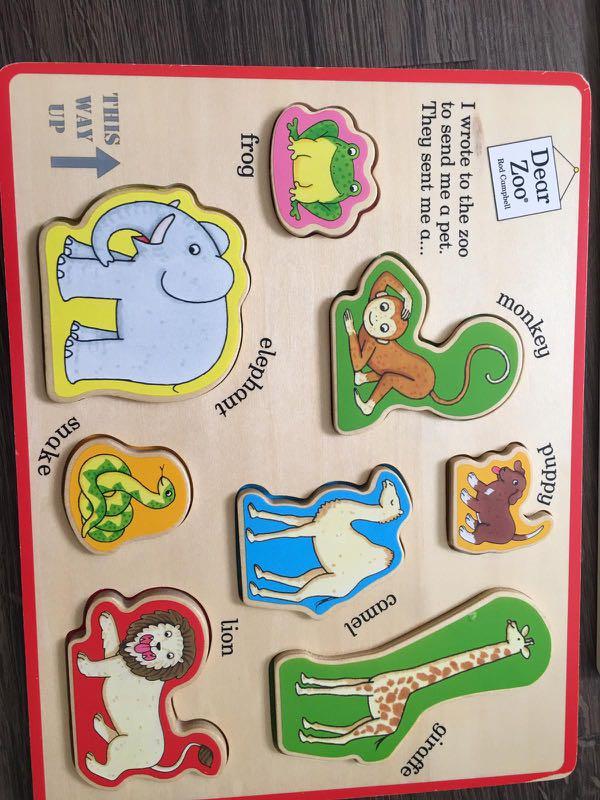 Dear Zoo puzzle, Babies & Kids, Infant Playtime on Carousell