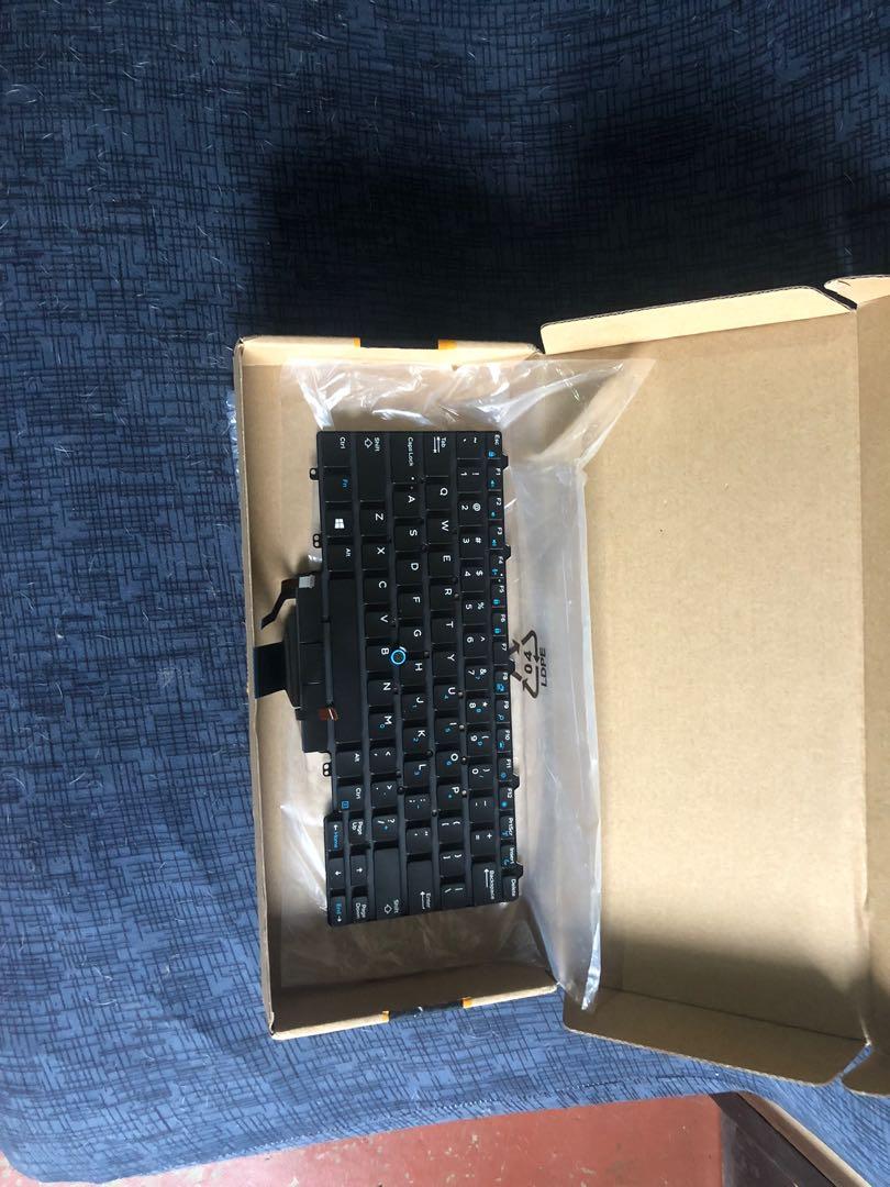 Dell latitude keyboard replacement with backlight, Computers & Tech ...