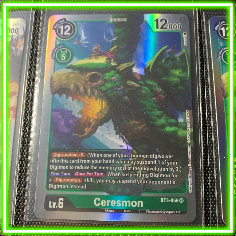 Digimon English TCG - Ceresmon BT3-056 SR Super Rare, Hobbies & Toys ...