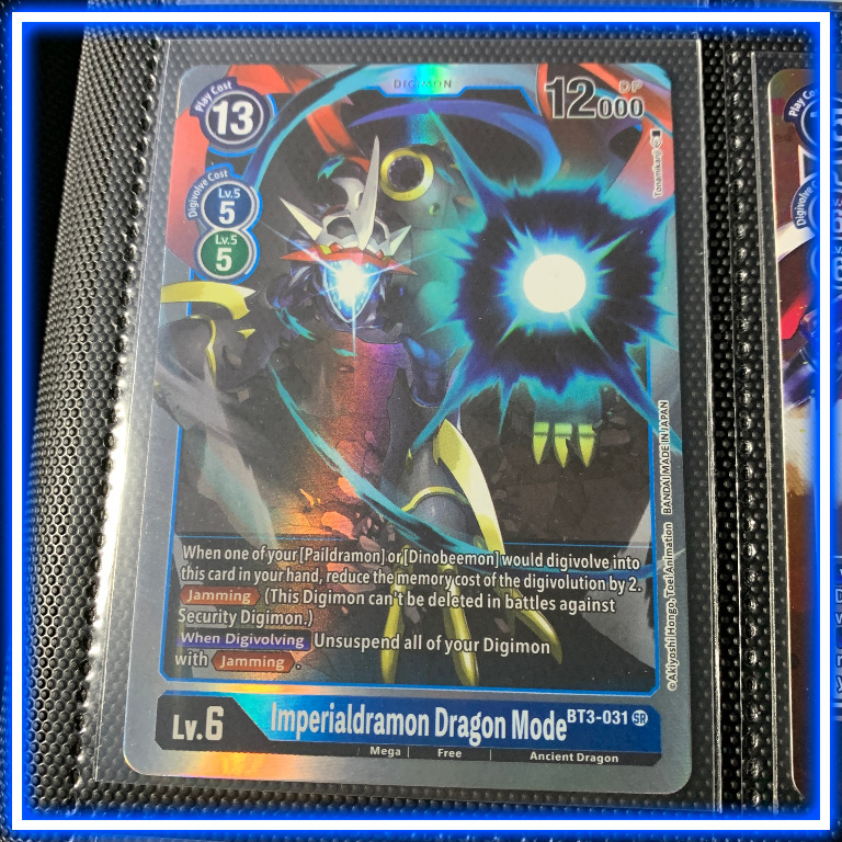 Digimon English TCG - Imperialdramon Dragon Mode BT3-031 SR Super Rare Card, Hobbies & Toys ...
