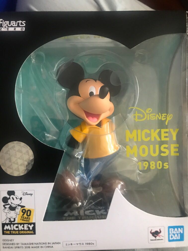 Disney Mickey Mouse 1980s Bandai SHF Figuarts Zero New - free Mickey ...
