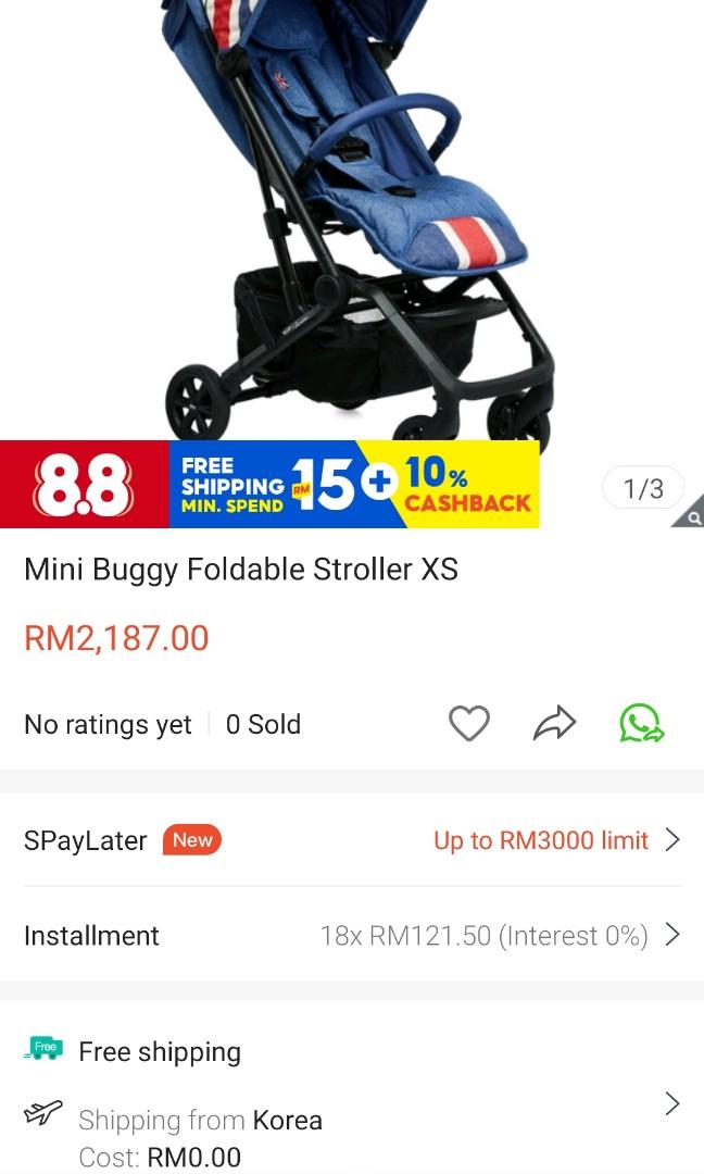 EasyWalker x MINI Cooper, Babies & Kids, Going Out, Strollers on Carousell