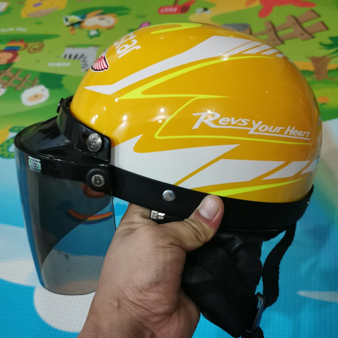 Ebike Helmet (Defect), Motorcycles, Motorcycle Accessories on Carousell