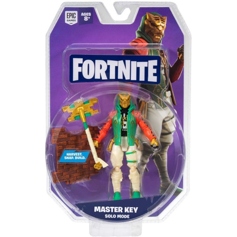 Epic Games Fortnite Master Key Solo Mode Core Figure Pack Jazwares 3.75 ...