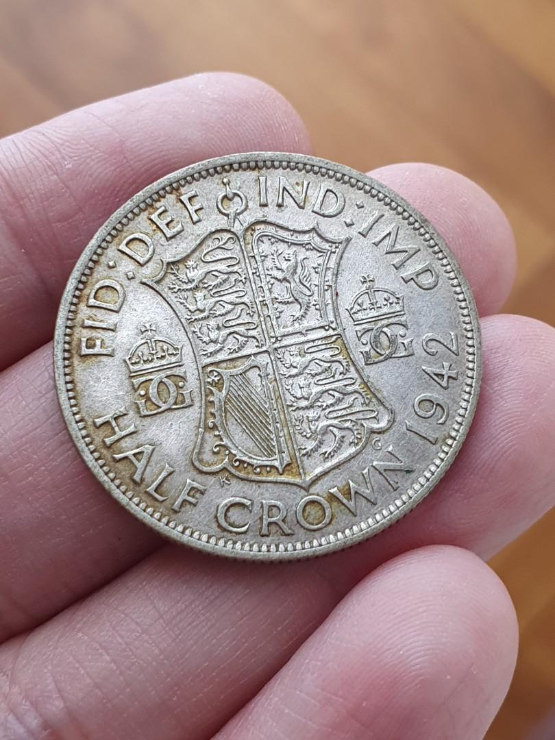 Great Britain 1942 half crown Coin Good Grade, Hobbies & Toys ...