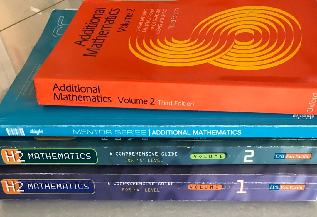 H2 Math and AMath Guide and Assessment Books, Hobbies & Toys, Books ...