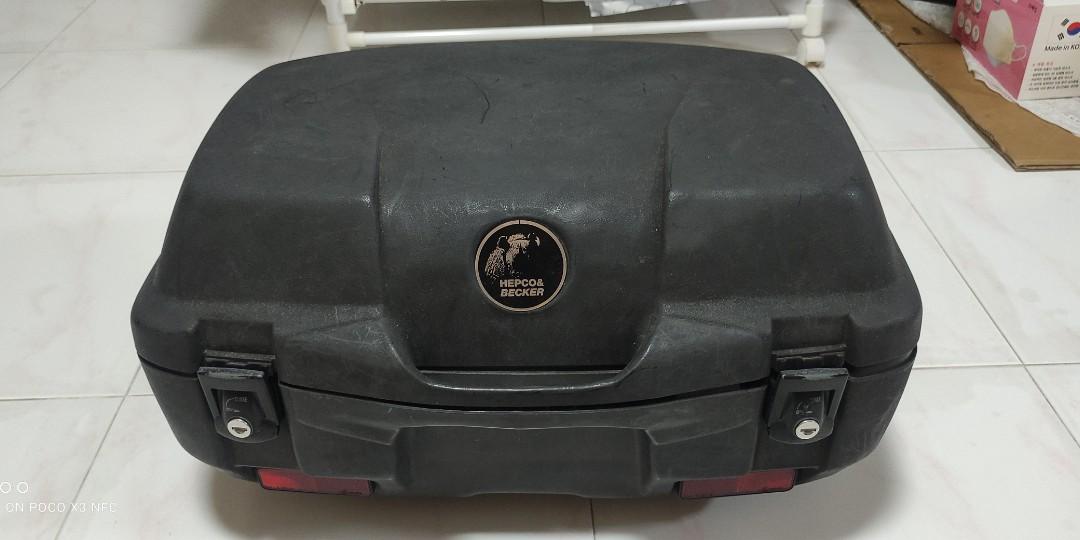 Hepco & Becker Junior 45L top box, Motorcycles, Motorcycle Accessories ...