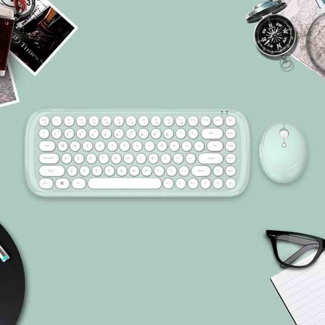 Jelly Comb Wireless Keyboard and Mouse set for Laptop Computer Desk ...