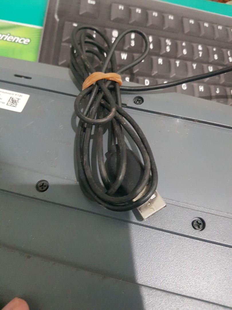 Keyboard USB Logitech K120 + Dus - Kondisi Bekas Pakai, Elektronik ...
