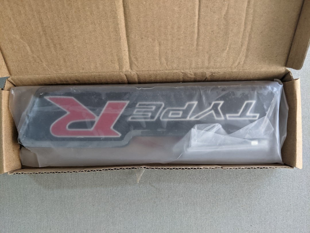 LED Type R emblem, Car Accessories, Electronics & Lights on Carousell