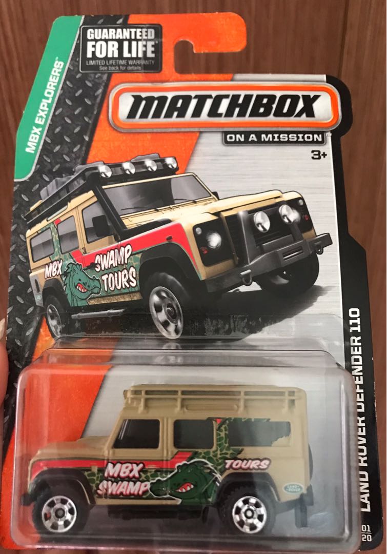 matchbox land rover defender 110 toys, Toys & Collectibles, Mainan di ...