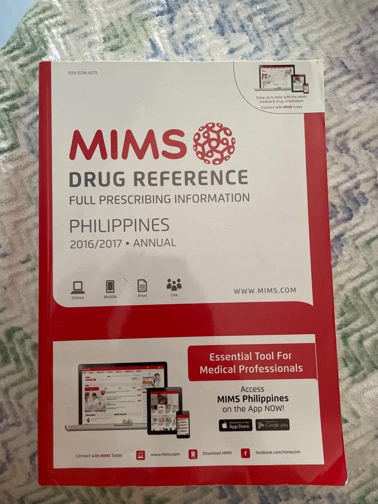MIMS Drug Reference Full Prescribing Information Philippines 2016/2017 ...
