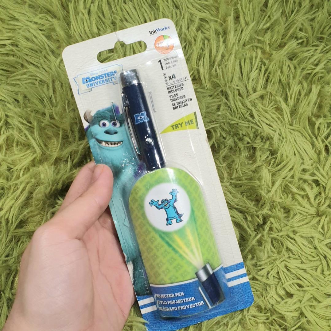 Monster inc. Pixar ballpen with light sally, Hobbies & Toys, Toys ...