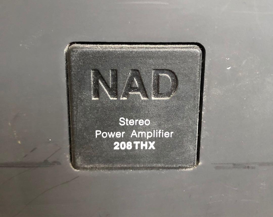 NAD Stereo Power Amplifier 208THX, Audio, Soundbars, Speakers ...
