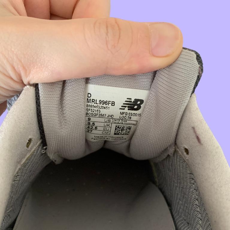 NEW BALANCE 966 Suede Trainers in Dark Grey, Men's Fashion, Footwear ...