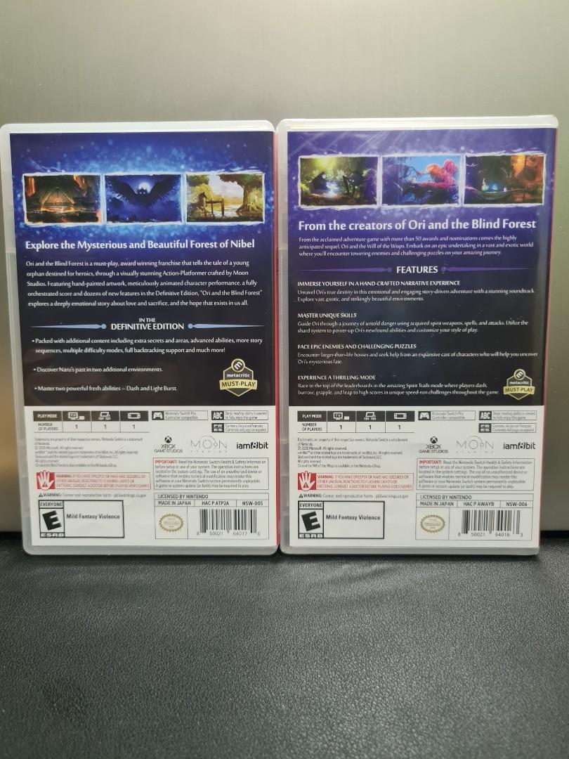 Nintendo Switch Games Ori and the Blind Forest Definitive Edition, Ori ...