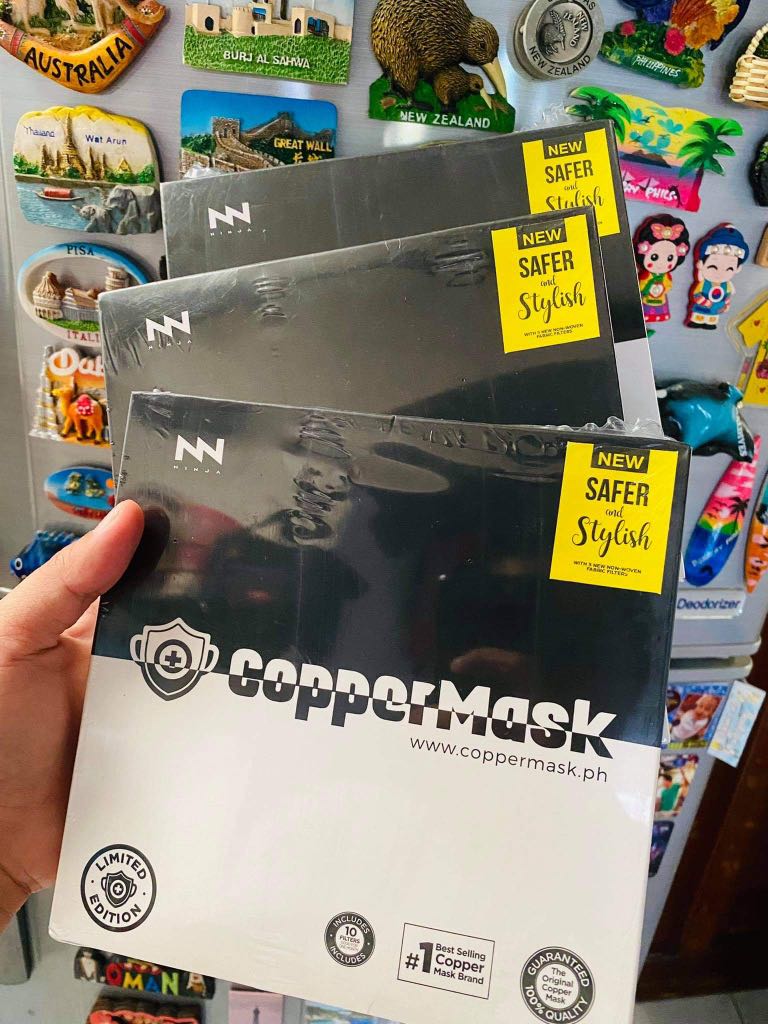 Original coppermask version 2.0, Health & Nutrition, Face Masks & Face ...