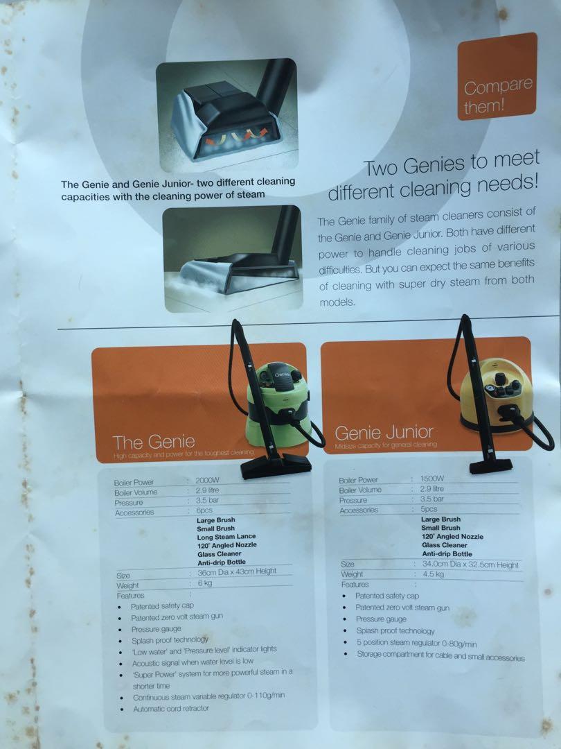 Osim Genie Steam Cleaner, TV & Home Appliances, Vacuum Cleaner ...