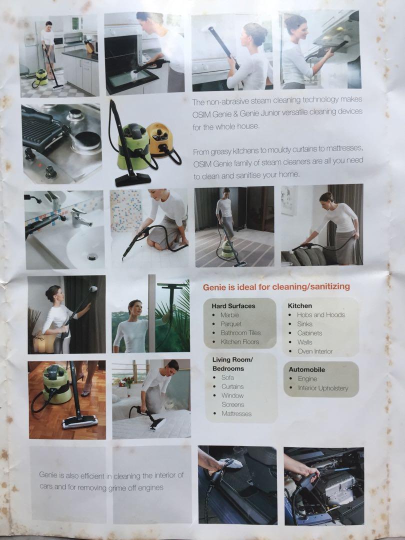 Osim Genie Steam Cleaner, TV & Home Appliances, Vacuum Cleaner ...