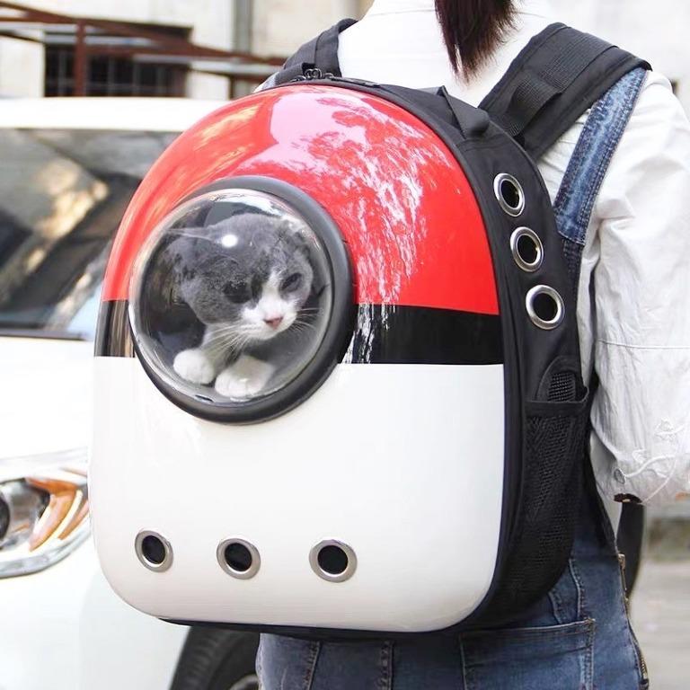 POKEBALL Breathable Pet Carrier Backpack, Pet Supplies, Homes & Other ...