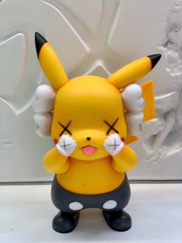 Pokemon KAWS Pikachu Anime Figure, Hobbies & Toys, Collectibles ...