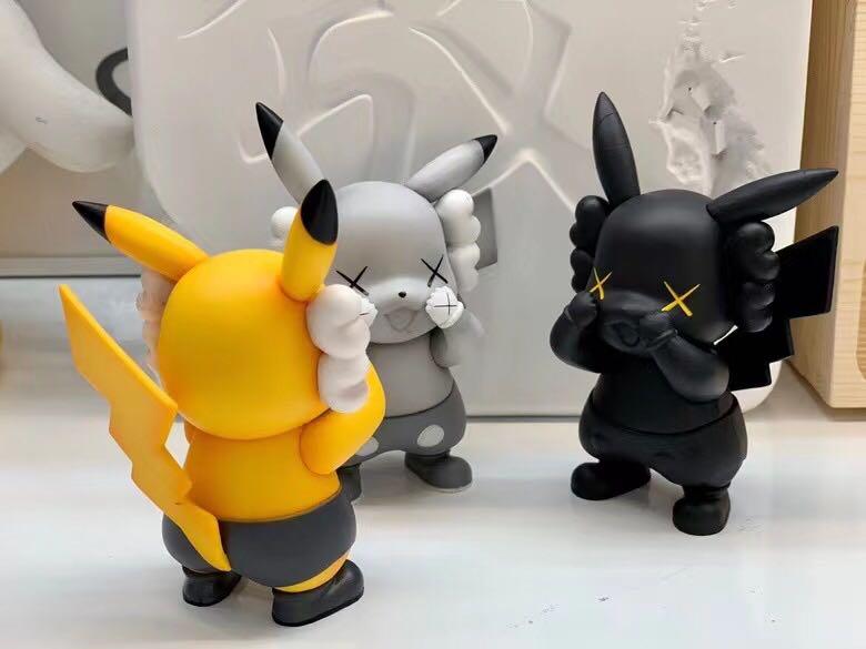 Pokemon KAWS Pikachu Anime Figure, Hobbies & Toys, Collectibles ...