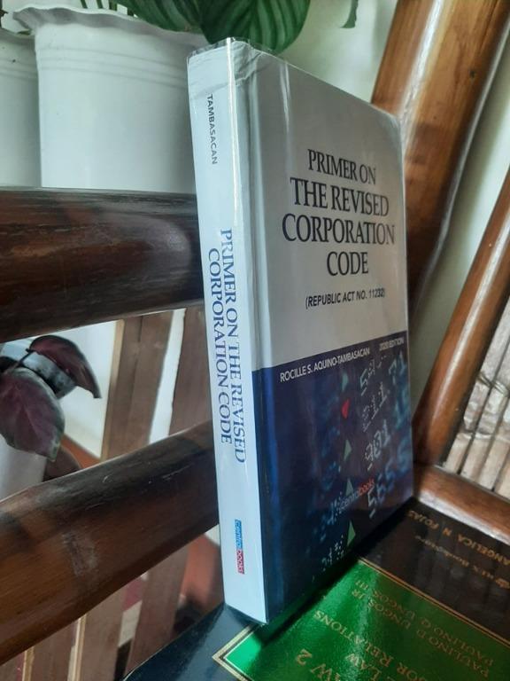 Primer on The Revised Corporation Code 2020 | Rocille Aquino-Tambasacan ...