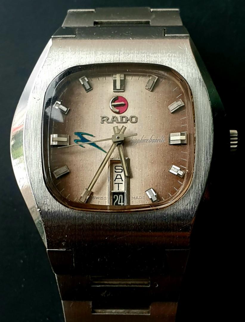 Rado Sapphire Gazelle Automatic Men Watch, Men's Fashion, Watches ...